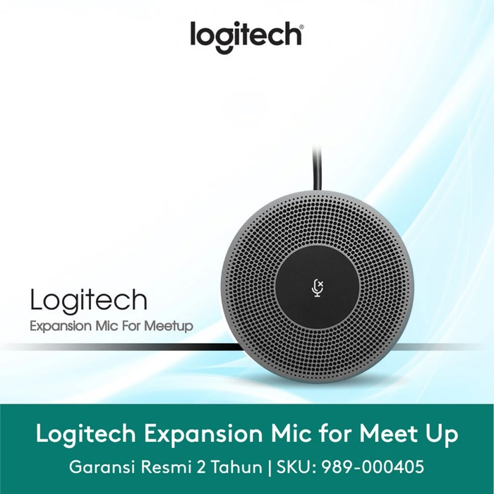 Promo Logitech Mic Pod For Meetup - Logitech Meetup Mic Pod - Garansi ...