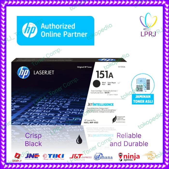 Jual Toner Hp 151A Black Original Laserjet W1510A Cartridge - Jakarta ...