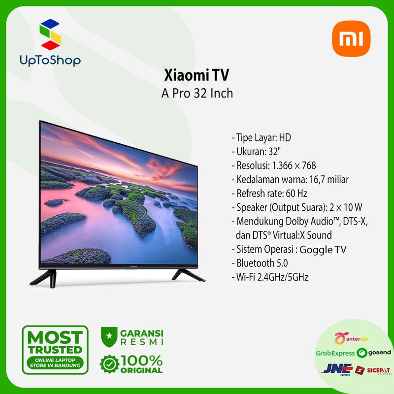 Xiaomi TV A Pro 32 Inch HD 60Hz Dolby Vision Google TV - Shop | Tokopedia