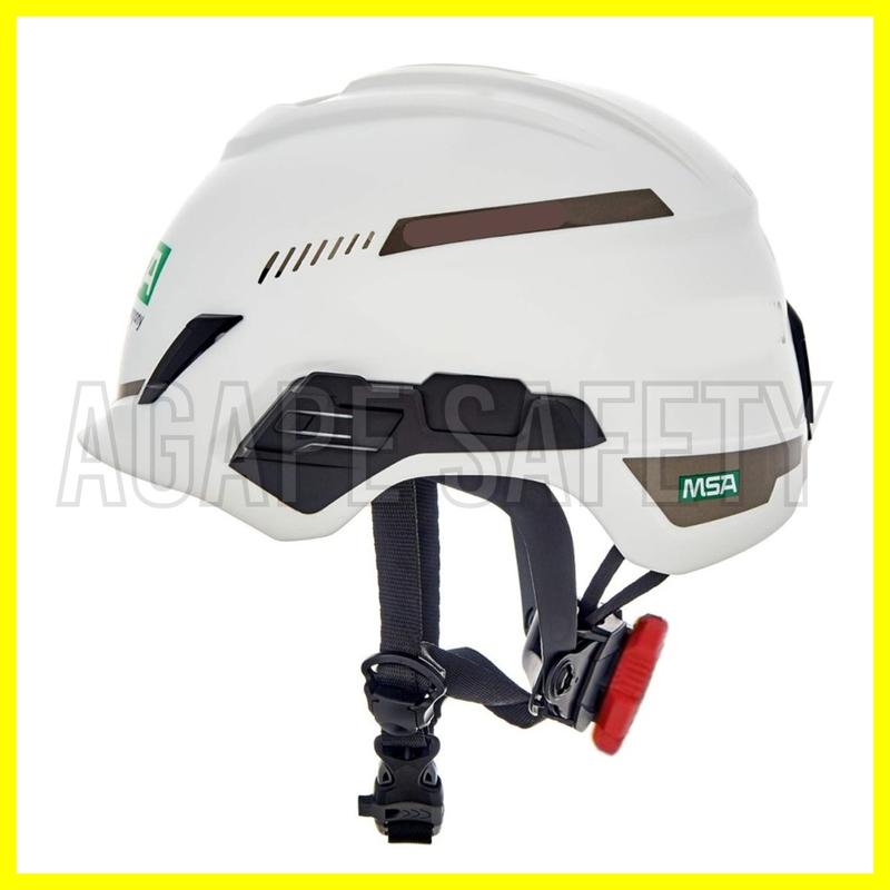 Safety Helmet Climbing MSA V-GARD H1 Trivent Putih Fastrack SNI - Shop ...