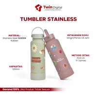 Jual Custom Hadiah Botol Minum Aesthetic Termos Free Custom Nama ...