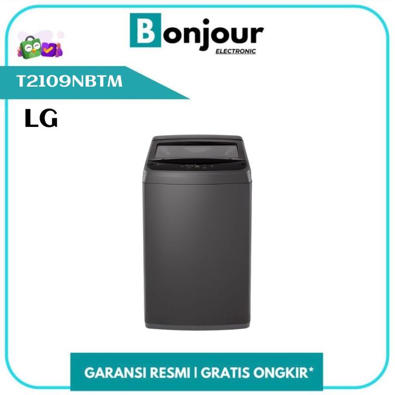 Mesin Cuci LG T2109NBTM Top Loading LG 9 Kg Tinted Glass Door [GARANSI ...