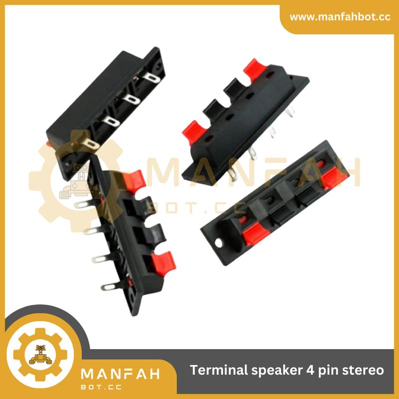 Terminal speaker 4 pin kecil terminal speaker stereo - Shop | Tokopedia