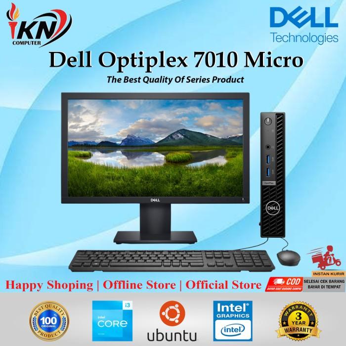 Jual Dell Optiplex 7010 Micro Core i3-13100T 8GB 256GB+2TB E2020H DOS ...