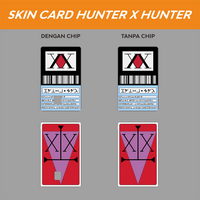 Jual Skin Card ATM E-Money Anime Hunter x Hunter Card Hunter License ...