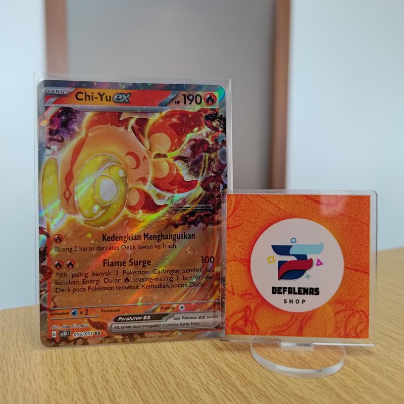 TCG POKEMON CHI-YU EX RR 016/071 sv2D INDONESIA - Shop | Tokopedia