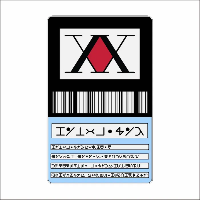 Jual Skin Card ATM E-Money Anime Hunter x Hunter Card Hunter License ...