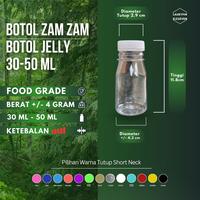 Jual Isi 110 Pcs Botol Plastik 30ml 50ml / Botol Zam Zam / Botol Jelly ...