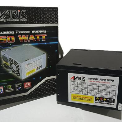 Jual Power Supply Avaris ATX 450W 24 Pin 2 SATA - PSU dengan box saja ...