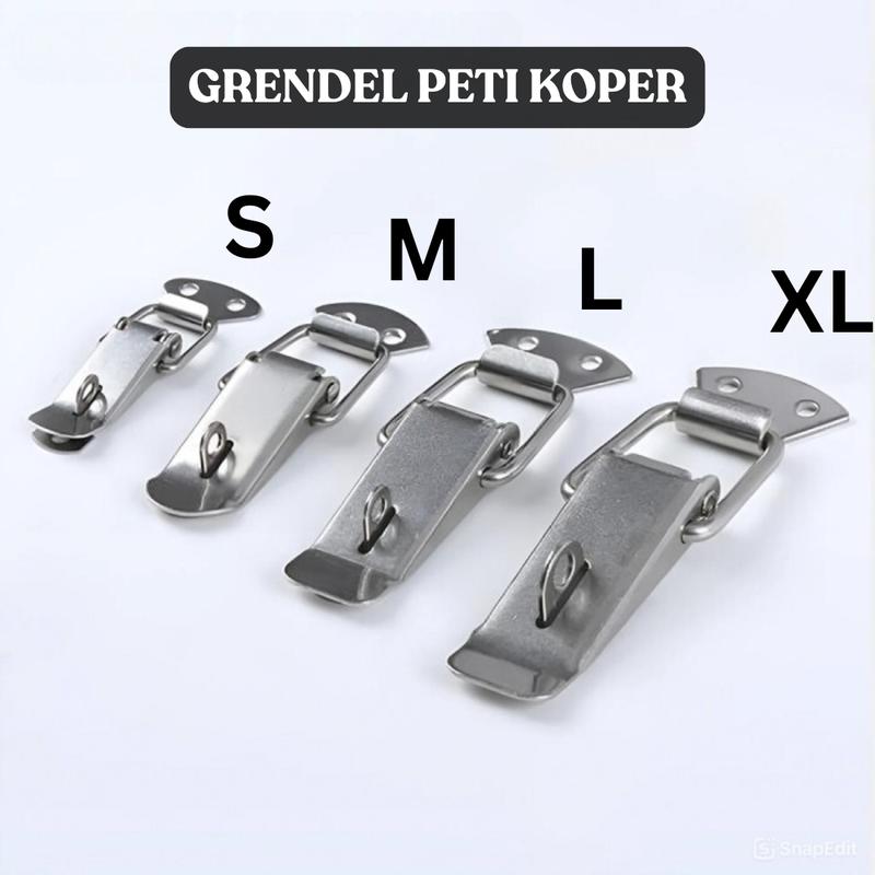 Grendel Kaitan Peti Spring Pengait Koper Kunci Gembok Box Penyimpanan ...