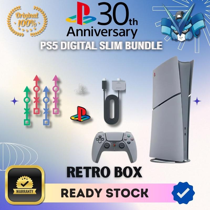 PlayStation 5 Slim 30th / PS5 Slim Digital Edition / PS5 30th Anniversary Limited Edition Bundle ...