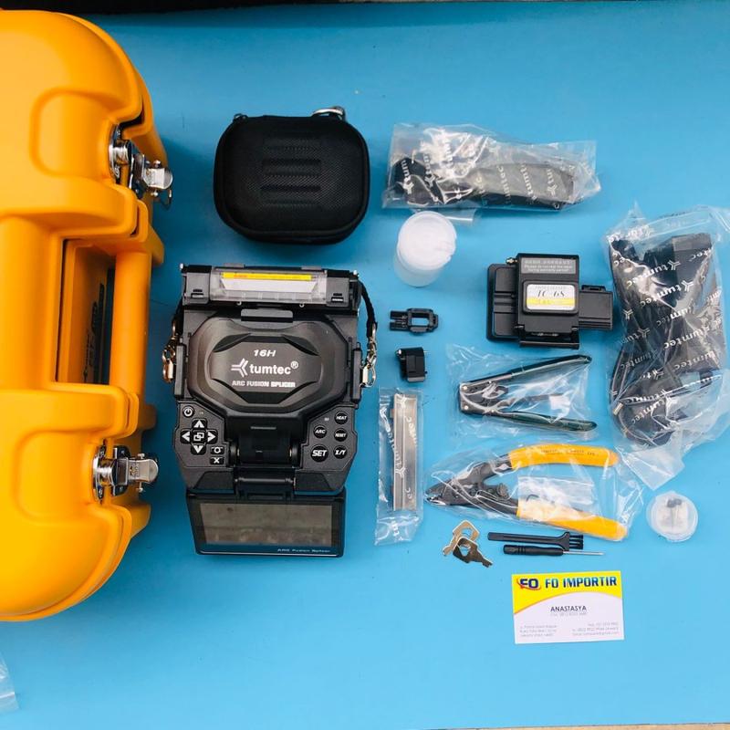 splicer tumtec v9 mini tumtech splicing v 9 ftth set fiber optic fo ...