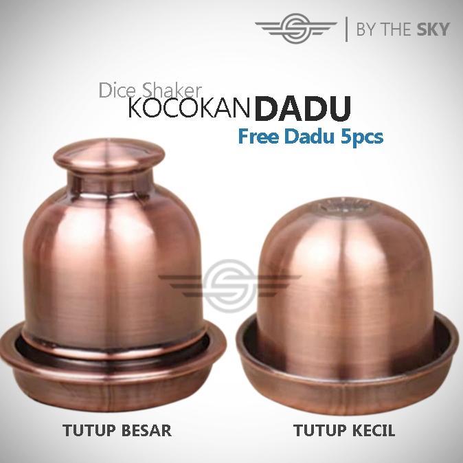 TERMURAH Dice Shaker Kocokan Dadu Permainan Kartu Dice Cup Dadu ...