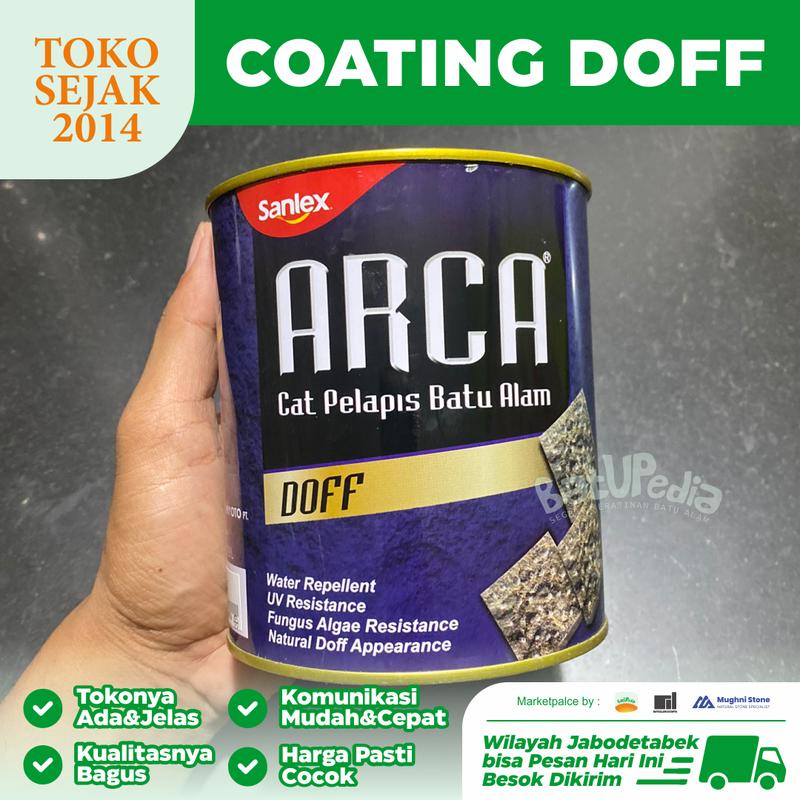 ARCA Coating Cat Pelapis Batu Alam - DOFF - Shop | Tokopedia