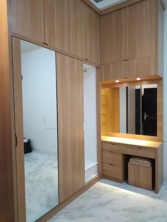 Jual Lemari pakaian Plus meja rias minimalis custom - lemari baju ...