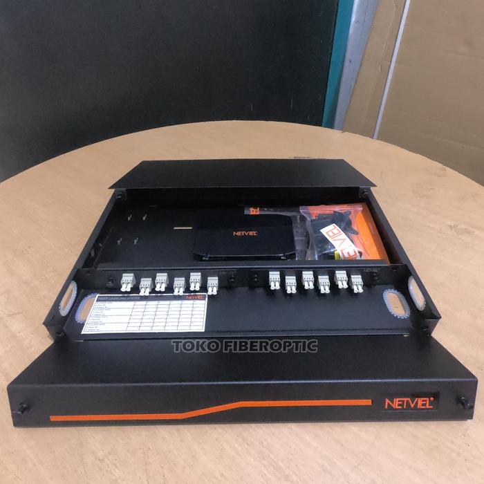 Jual Netviel OTB Rackmounted LC 4 port - 96 port Multimode OM1/OM2/OM3 ...