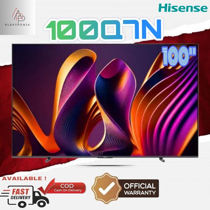 HISENSE 100Q7N 100 INCHI QLED 4K SMART TV 144HZ VIDAA - Shop | Tokopedia