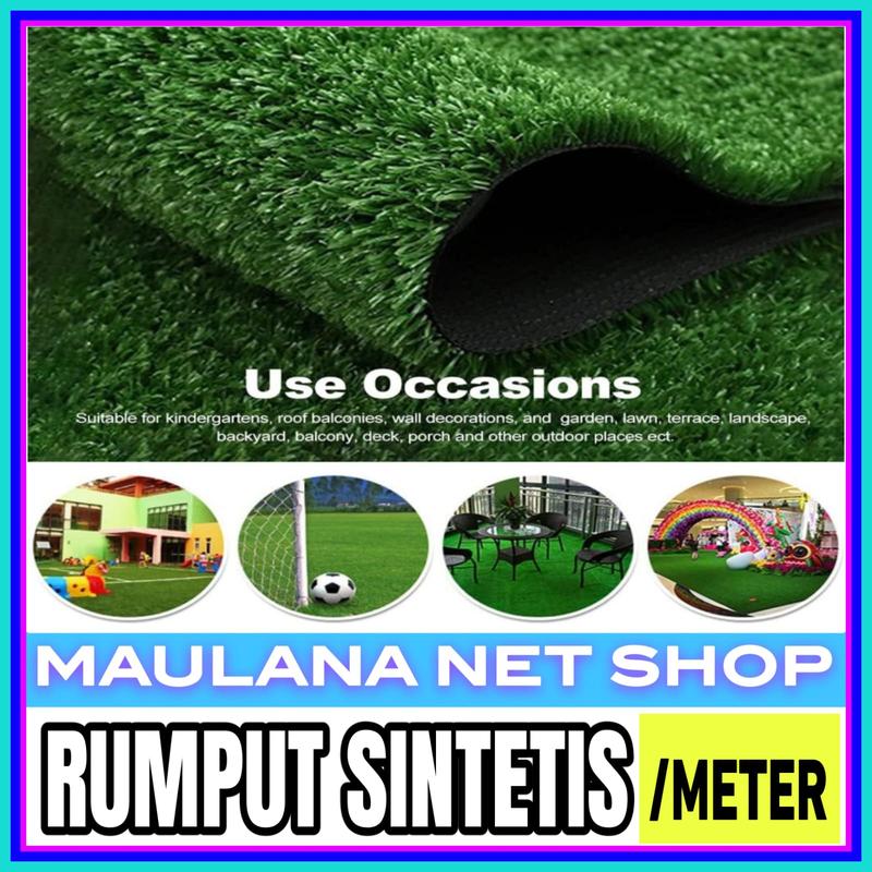 Rumput Sintetis Plastik Premium Harga 1 Meter Persegi - Shop | Tokopedia