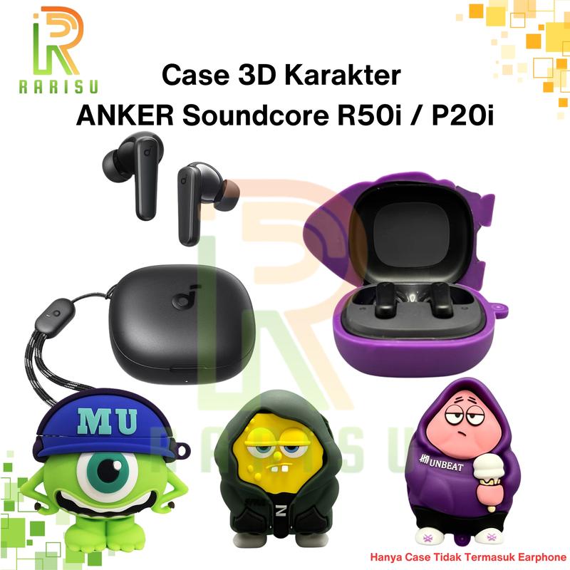 Case Anker SoundCore R50i 3D Kartun Lucu Casing Earphone TWS - Shop ...