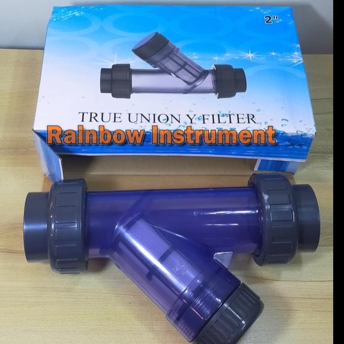 Jual Y Strainer Clear Double Union PVC 2 inch Fitting PVC Pipa PVC ...