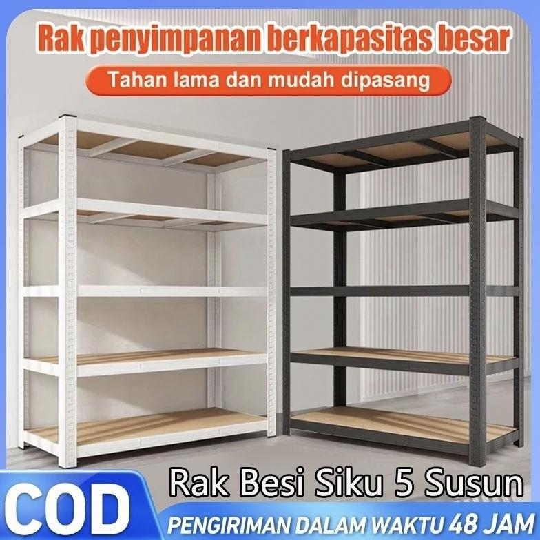 PROMO - Rak Besi Siku 5 Susun - Rak Barang - Rak Kitchen - Shop | Tokopedia
