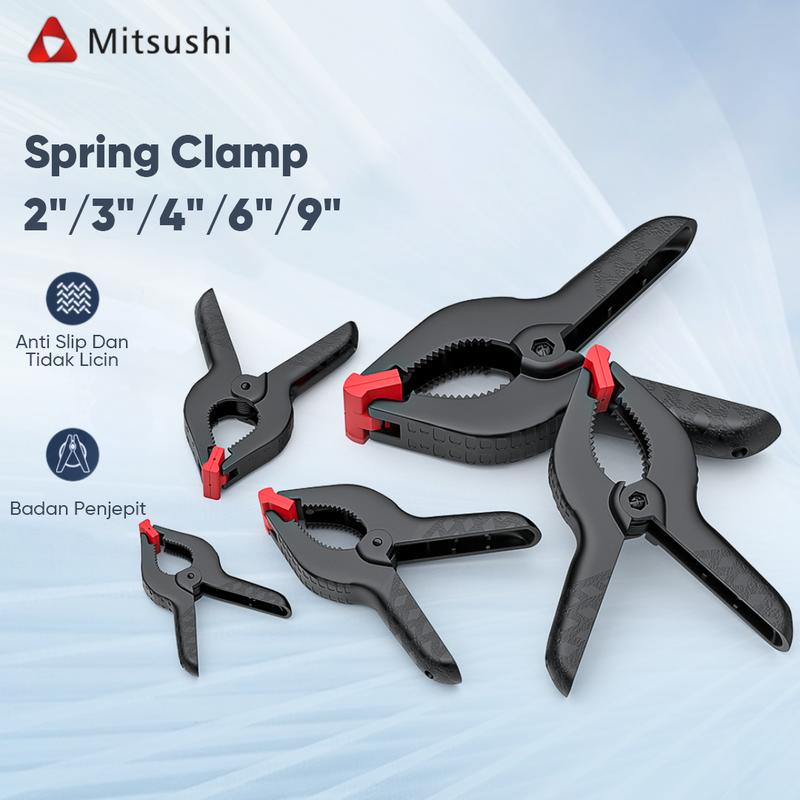Mitsushi A Spring Clamp Nylon 2" 3" 4" 6" 9" Alat Penjepit Kayu - Shop ...
