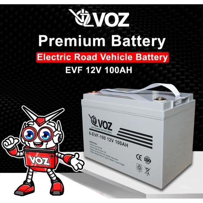 Jual Voz EVF 12V 100AH | Baterai Aki Kering EV Mobil Listrik - Jakarta ...