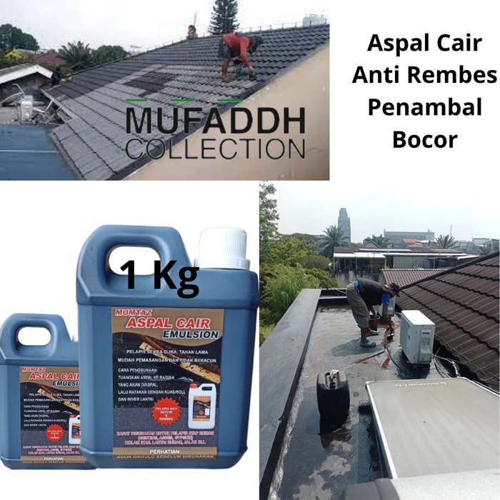 Promo Lem Tambal Genteng /seng / Talang / atap Aspal Seal 1Kg Penambal ...