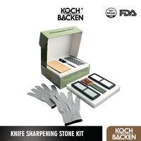 Promo KOCH&BACKEN Whetstone Knife Sharpening Stone 2 Side Grit 400/1000 ...