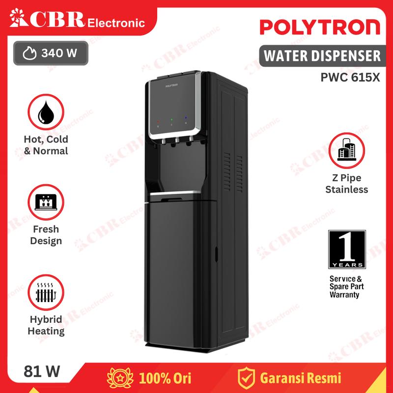 Dispenser Air POLYTRON Galon Bawah PWC 615X - Shop | Tokopedia
