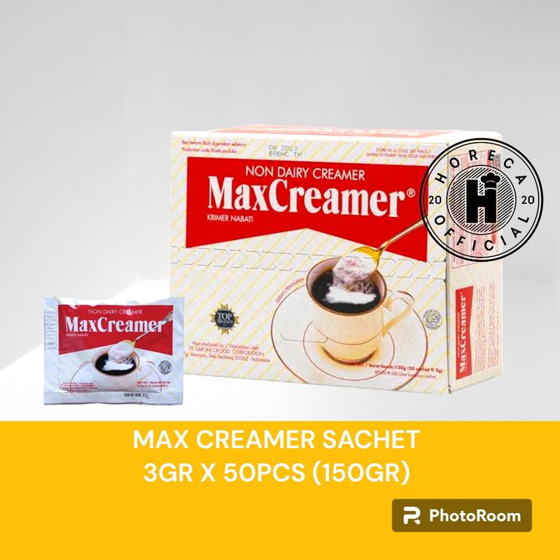 MAX CREAMER SACHET 3GRX50PCS(150GR) - Shop | Tokopedia