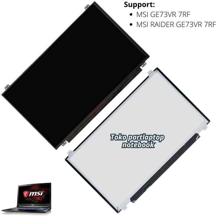 Jual Layar LCD MSI RAIDER GE73VR 7RF monitor panel screen laptop ...