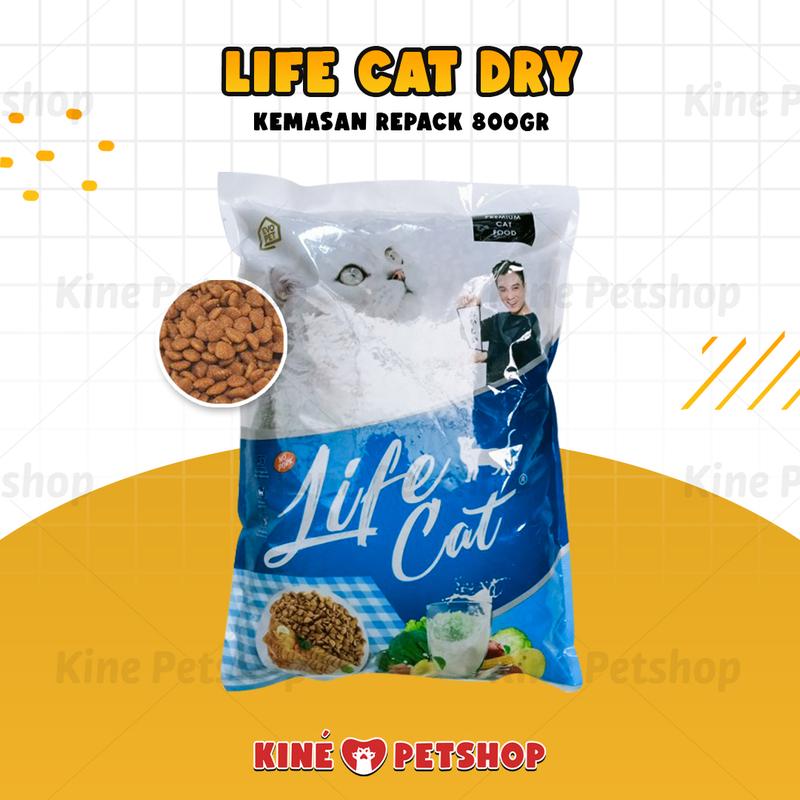 Life Cat Dry Food Makanan Kucing Premium Repack 1kg - Shop | Tokopedia