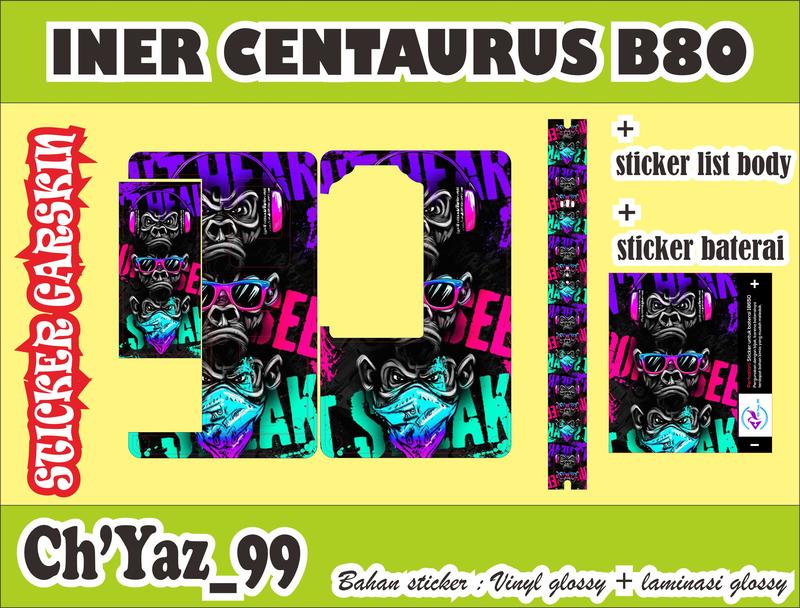 sticker garskin centaurus B80 full body+baterai - Shop | Tokopedia