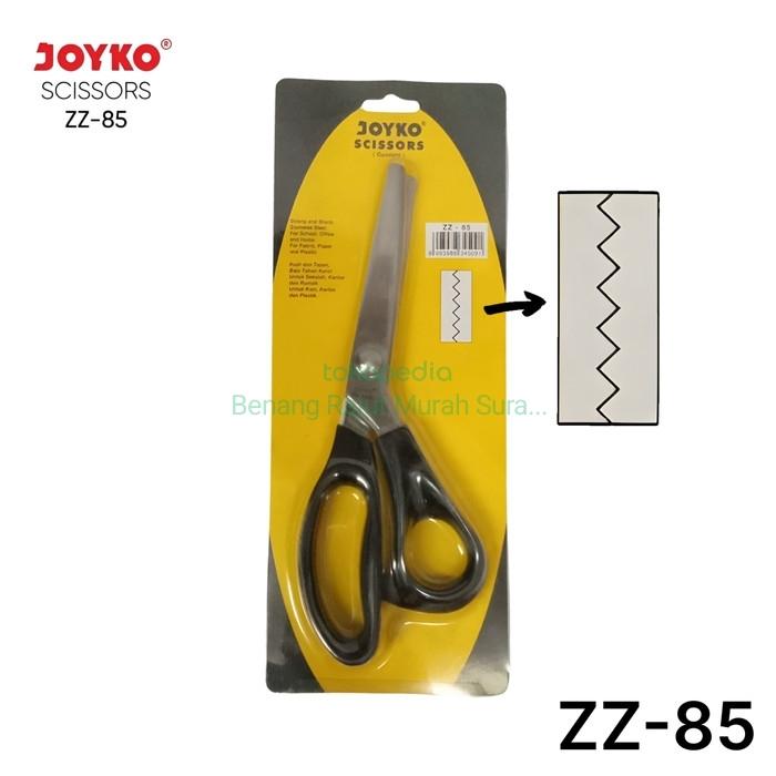 Jual Gunting Scissors Gerigi Zig Zag Merk JOYKO ZZ-85 Ukuran Besar ...