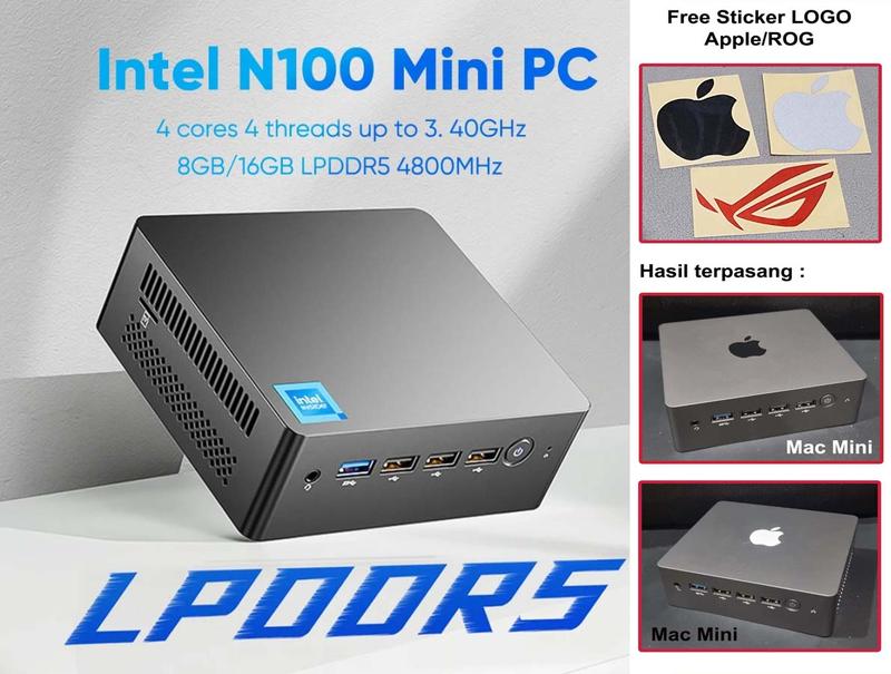 MiniPC N9N N100 Intel Gen12 8GB DDR5 128GB SSD HDMI DP Windows - Shop ...