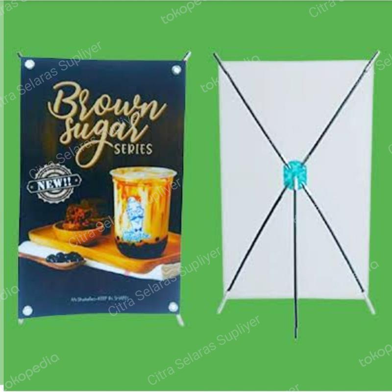 Tangkai Mini X Banner Stand Poster A4 21x29 A3 29x42 - Shop | Tokopedia