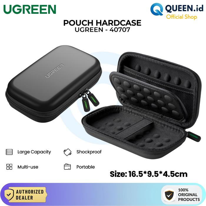 Jual UGREEN Hardcase Storage Organizer Bag Pouch EVA Small Shockproof ...