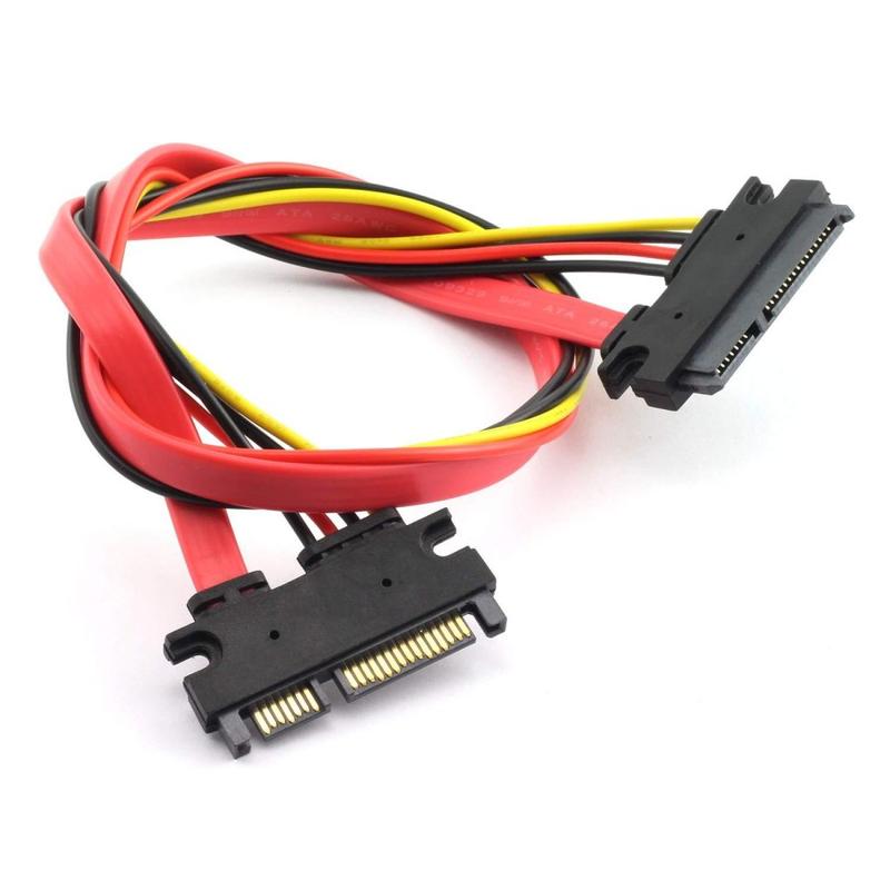 Kabel Sata 22 Pin Data Power Extension HDD Male to Female 15+7 - Shop ...