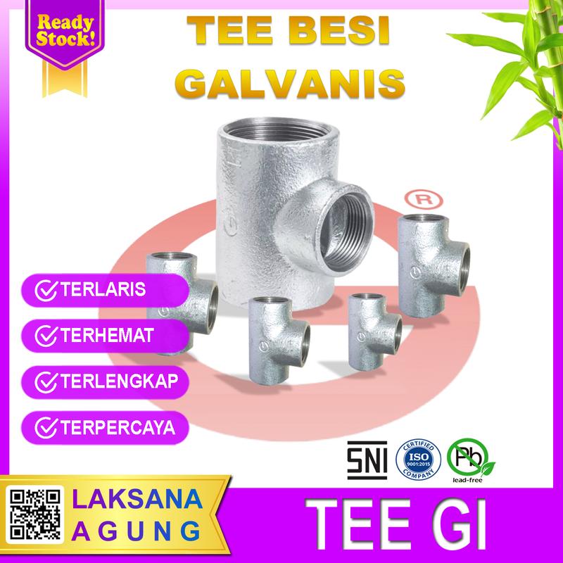 Tee Drat 1/2 Inch | Tee GI Galvanis | Tee Gip 1/2 inch - Shop | Tokopedia