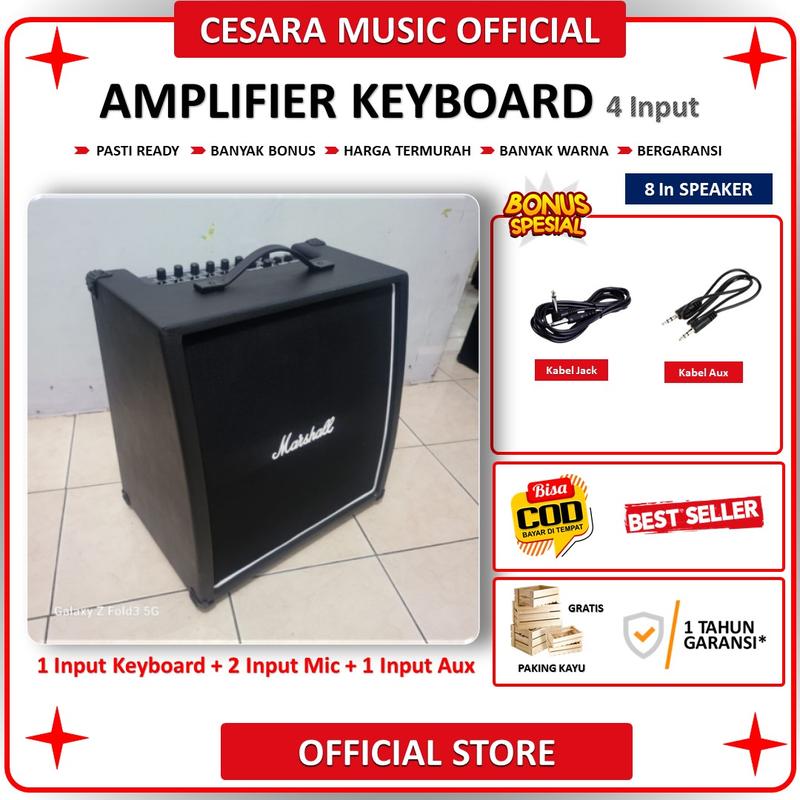 Ampli Keyboard & Drum Elektrik 8 Inch 3 Input Fitur Mewah - Shop ...