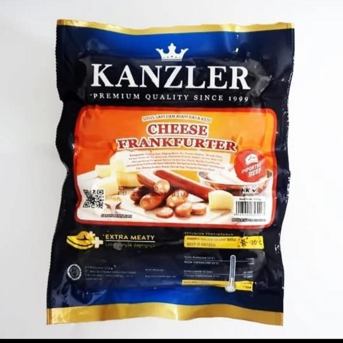 Jual Kanzler Sosis Sapi Chesee Frankfurter @360gr - Kota Bekasi - Raja ...