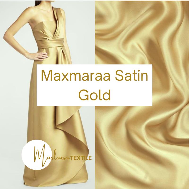 Kain Satin Maxmaraa Premium | Gold | Emas - Shop | Tokopedia