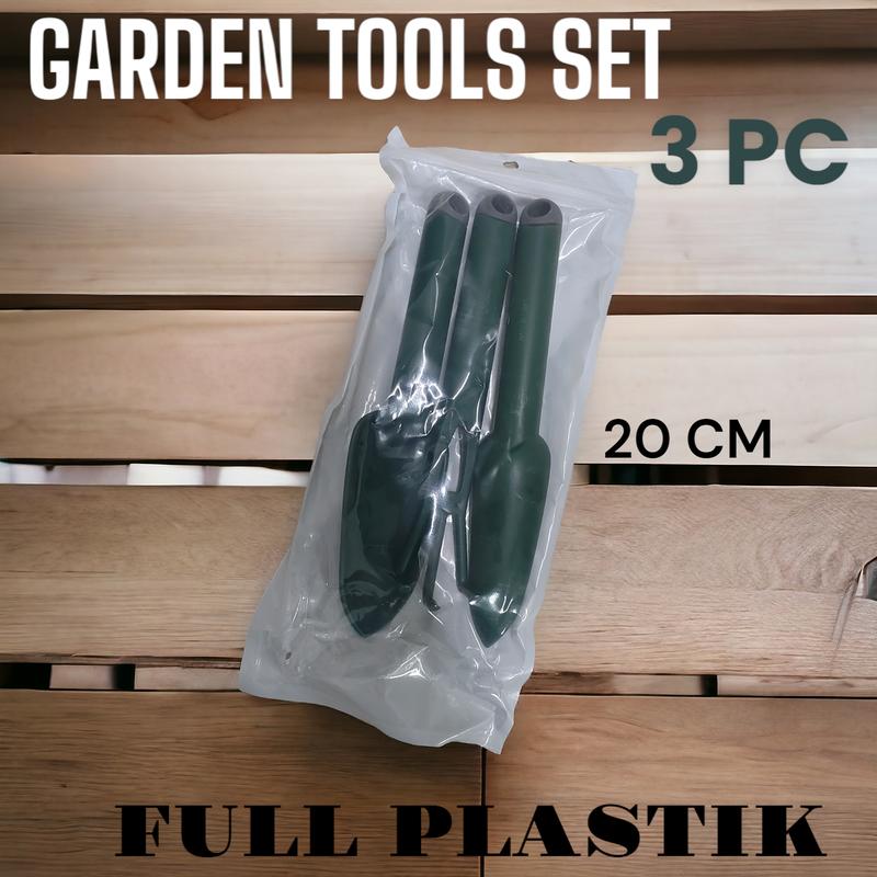 SENDOK TAMAN SET GARDEN TOOLS MINI PLASTIK 3PC MURAH S2536 - Shop ...