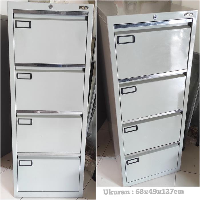 Jual Second Filling Cabinet 4 laci Acroe tebal plat 1.2mm Laci Susun ...