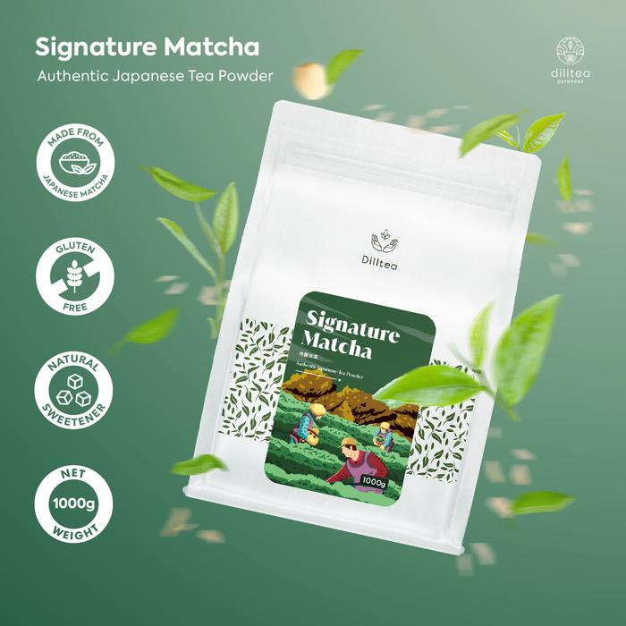 Promo Dilltea Signature Matcha Powder 1Kg - Premium Import Japan, Non ...
