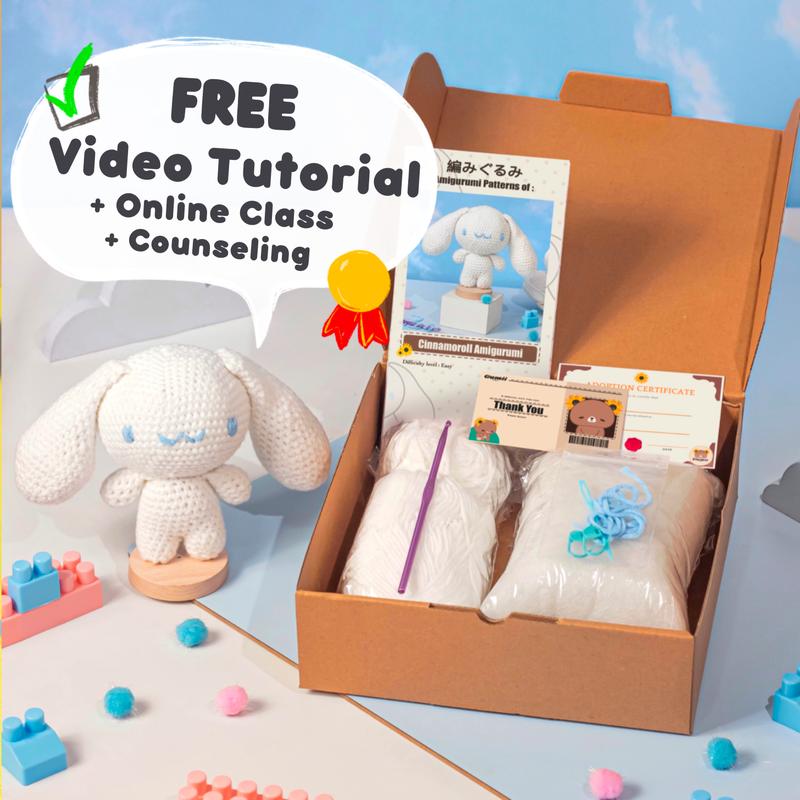 DIY Crochet Amigurumi Cinnamoroll / Do It Yourself Boneka Rajut - Shop ...