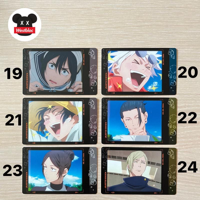 Jujutsu Kaisen Ensky Snap Card Cheki Photo (19-24) - Anime Comic Japan ...