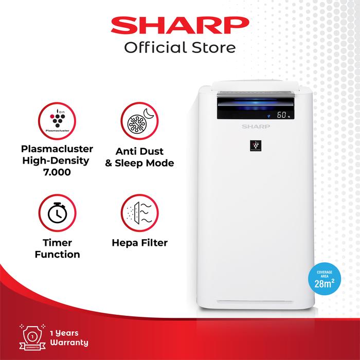 Promo SHARP | KC-G40Y-W Air Purifier With Humidifying Function - Hitam ...