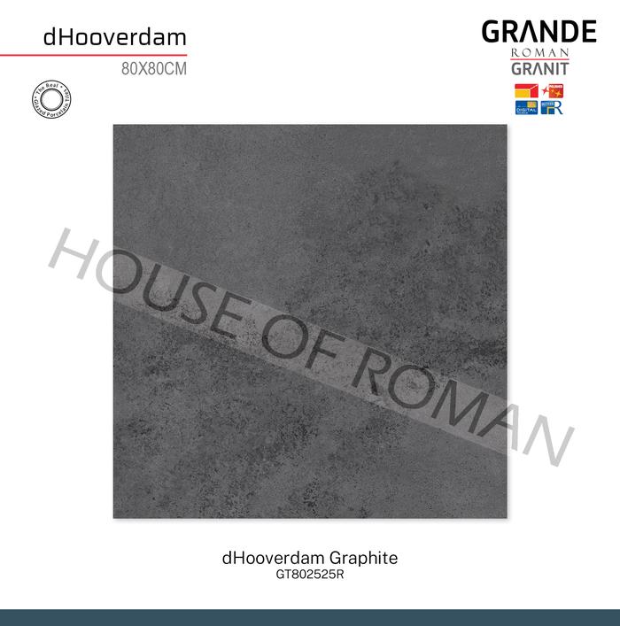 Jual ROMANGRANIT GRANDE dHooverdam Graphite 80x80 GT802525R ROMAN ...